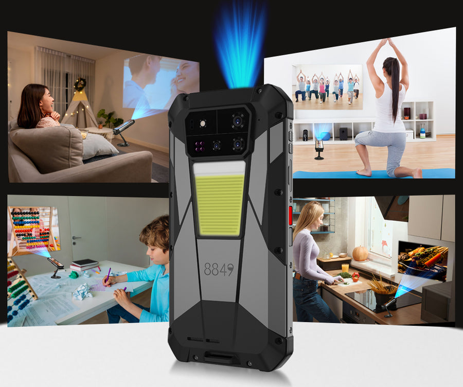 TANK 4 Pro - World's First 720P Rugged Projector Phone