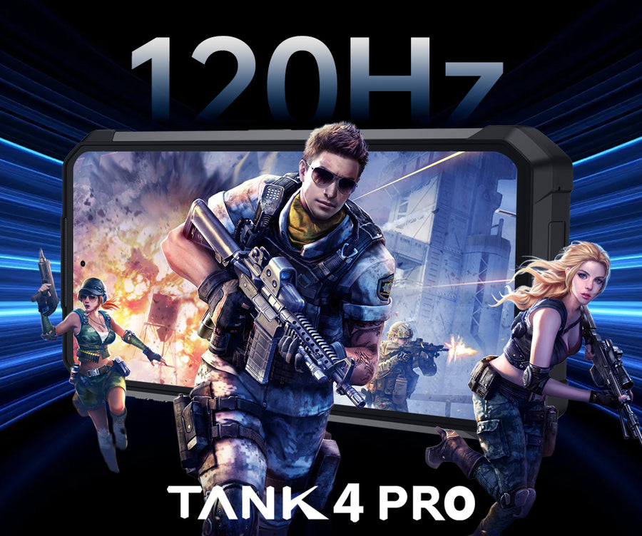 TANK 4 Pro - World's First 720P Rugged Projector Phone